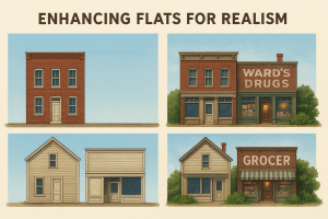 Adding Depth to Your Model Train Layout by Using Flats on the Backdrop ...