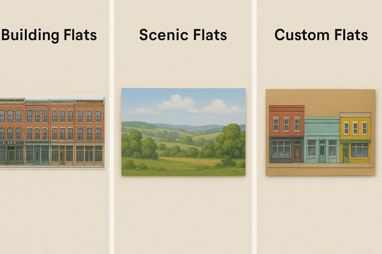 Adding Depth to Your Model Train Layout by Using Flats on the Backdrop ...