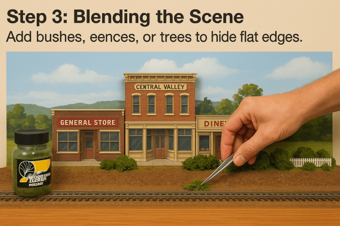 Adding Depth to Your Model Train Layout by Using Flats on the Backdrop ...
