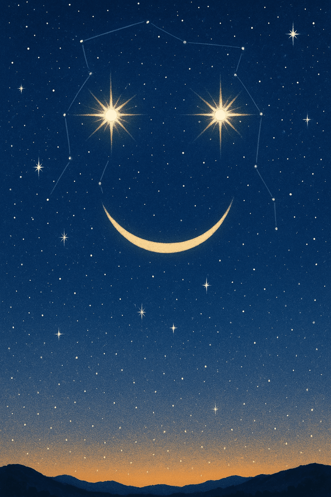 A Celestial Smile: The “Smiley Face” in the Night Sky on May 29, 2025 ...