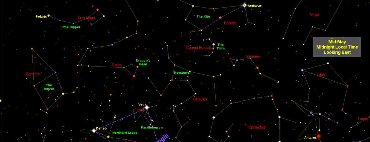 Stargazing Guide: Constellations in the May and June 2025 Night Sky ...